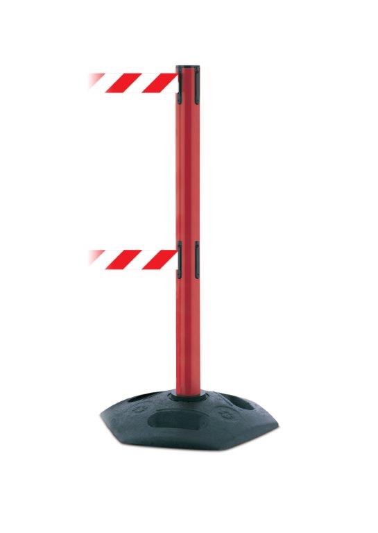 Tensabarrier® Dual Line Facility Plastic Retractable Barrier