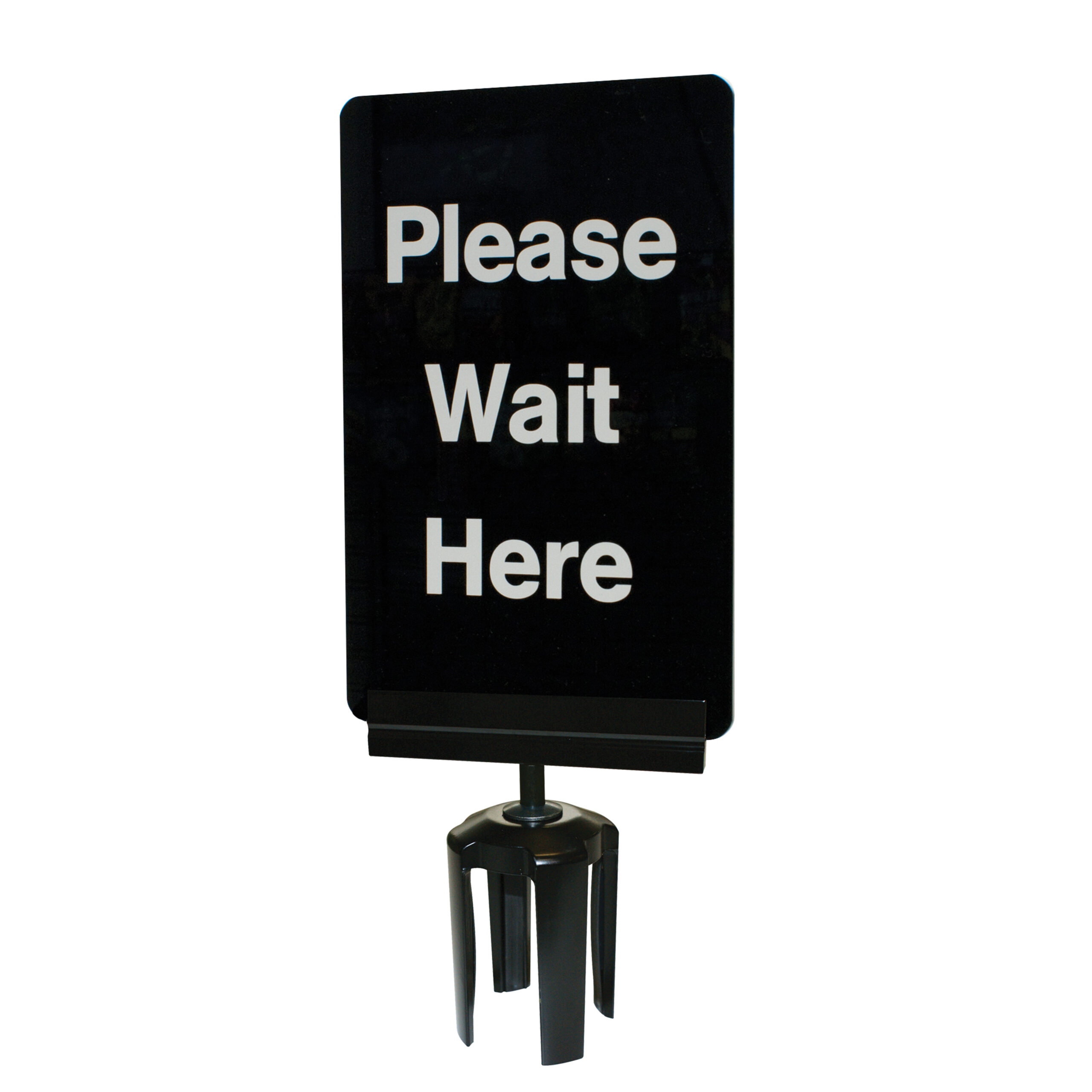 Tensabarrier® Acrylic Stanchion Signage