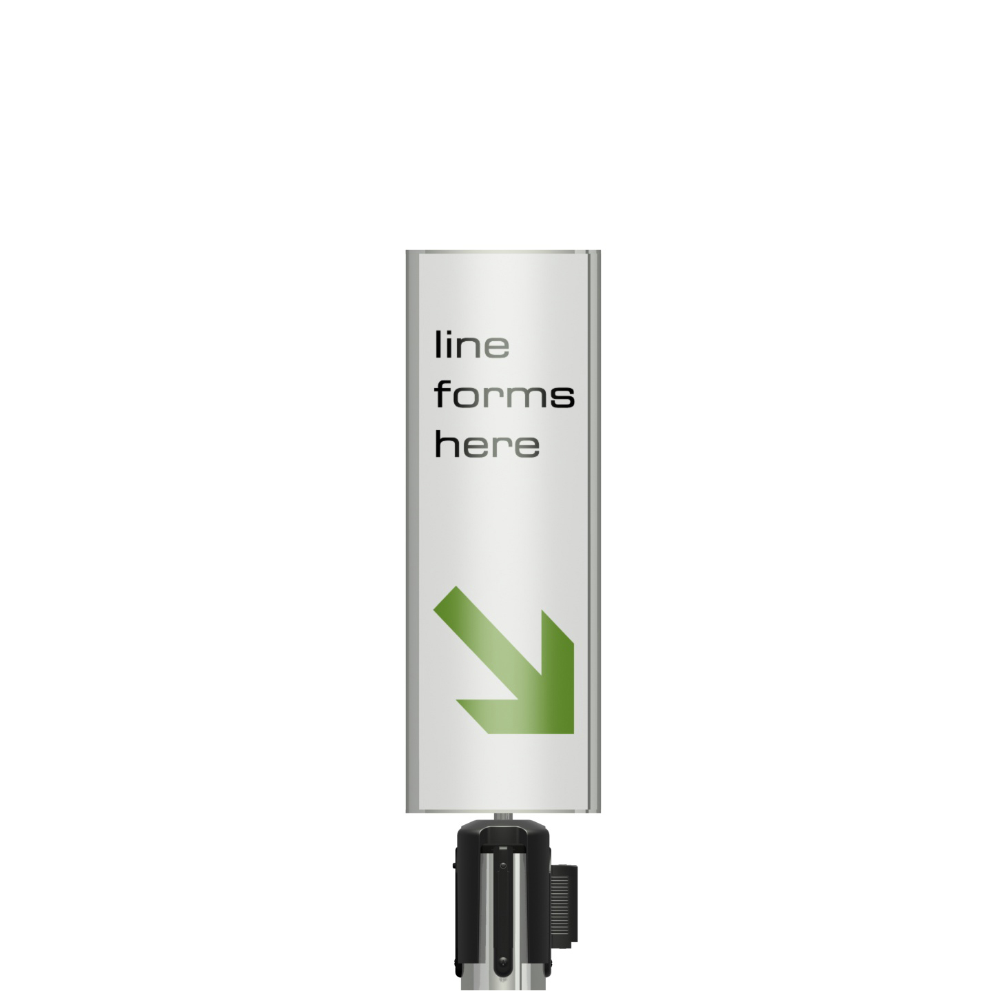 Profile Sign Post Top | Tensabarrier